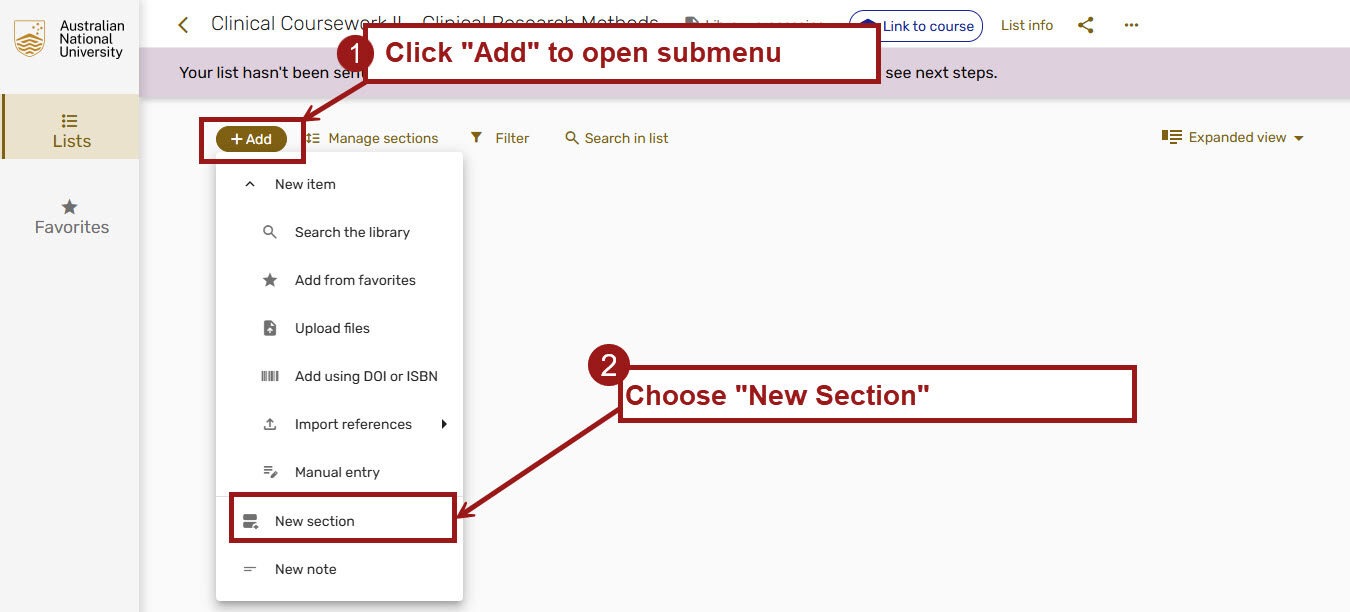 Leganto – Reading list in Canvas – TELT @ SMP